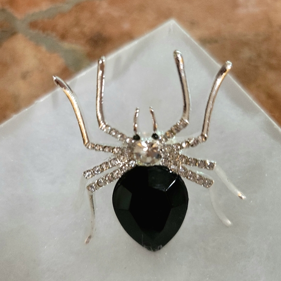 Jewelry | Gorgeous Gothic Spider Rhinestone Ring Add A Touch Of ...